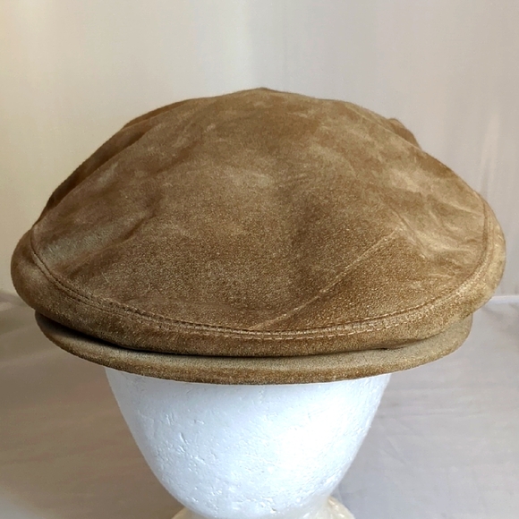 L.L. Bean | Accessories | Vintage Ll Bean Newsboy Cap Hat Tan Genuine ...
